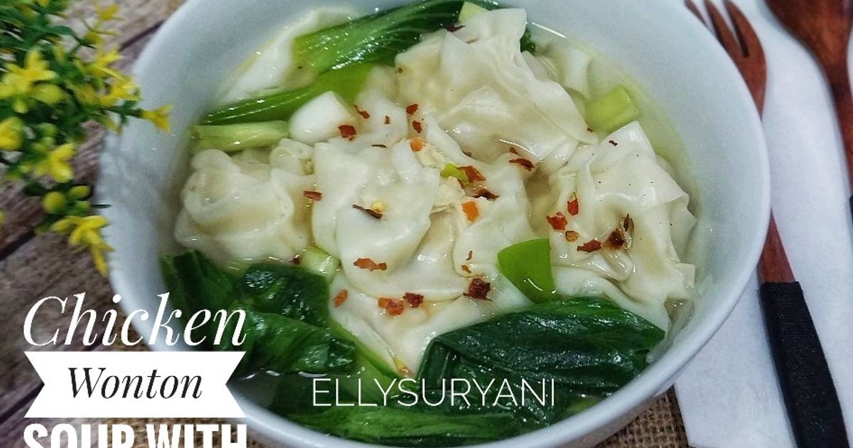 72 resep wonton kuah sayur enak dan mudah - Cookpad