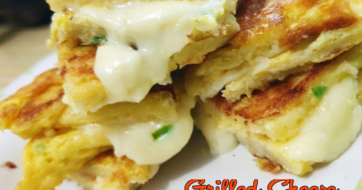 Resep Grilled Cheese Roti Telur Ala Papa oleh sam sam - Cookpad