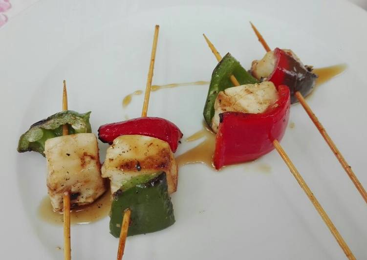 Pinchos de pescado y pimiento Receta de espelamejor - Cookpad