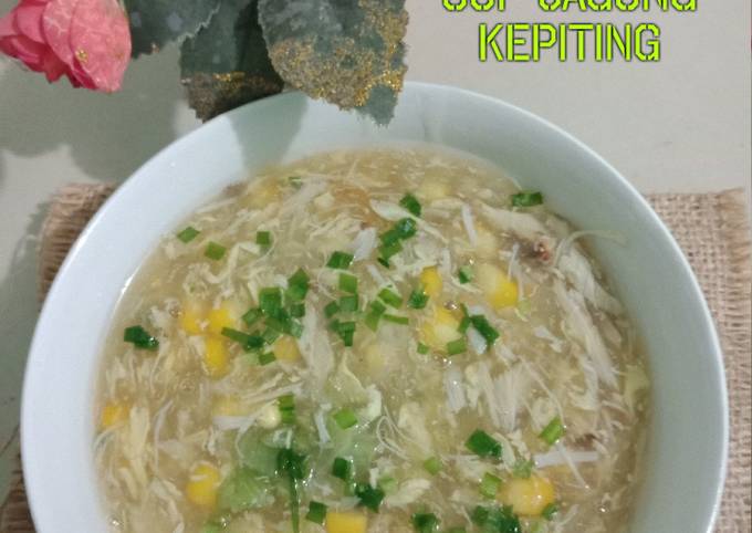 Resep Sup Jagung Kepiting oleh Annaswa - Cookpad