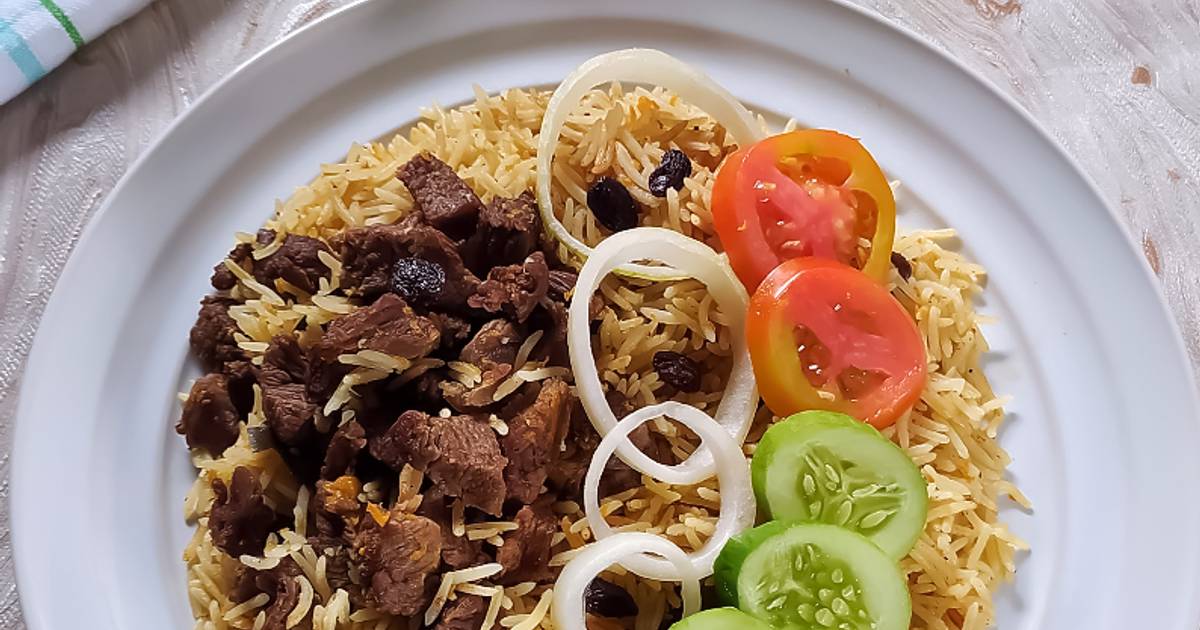 Resep Nasi Biryani Daging Sapi (bumbu instant) oleh Saomi Mayhai - Cookpad