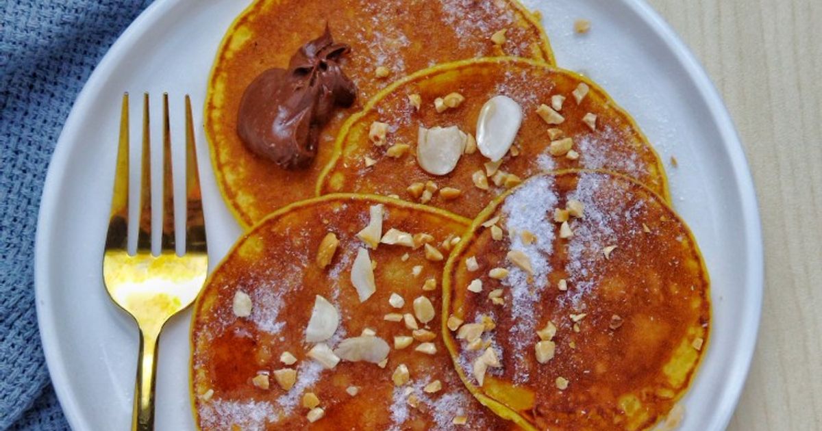Resep Pancake Labu Kuning oleh Neti Yuliasari - Cookpad