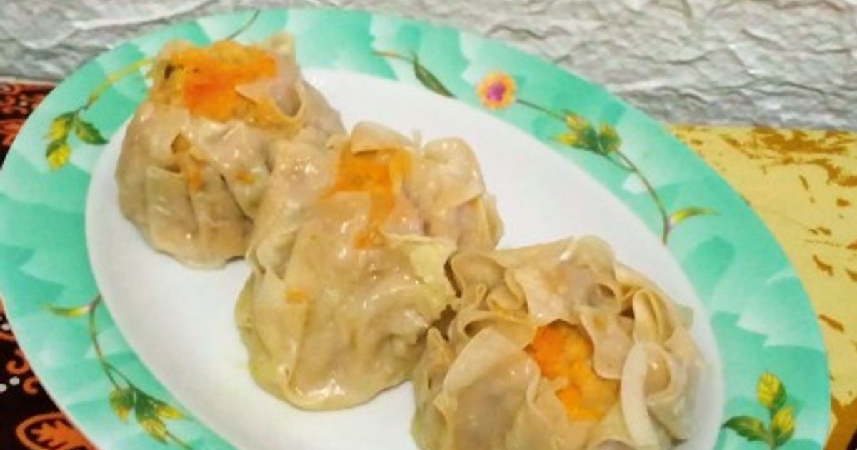 Resep dim sum ayam simple rumahan enak dan mudah - Cookpad