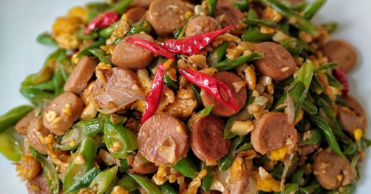 339 resep oseng telur buncis sosis enak dan mudah - Cookpad