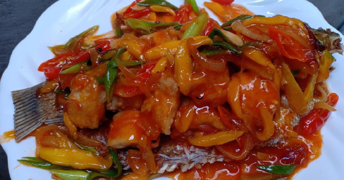 Resep Ikan Gurame saos mangga oleh Dapur Sesma - Cookpad