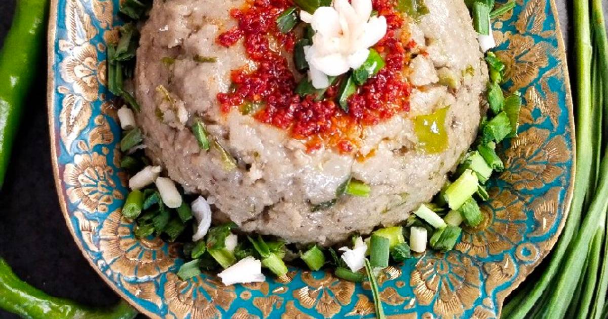 Sonal Jayesh Suthar દ્વારા રેસીપી બાજરી ના લોટ નું ખીચું(Bajri Lot ...