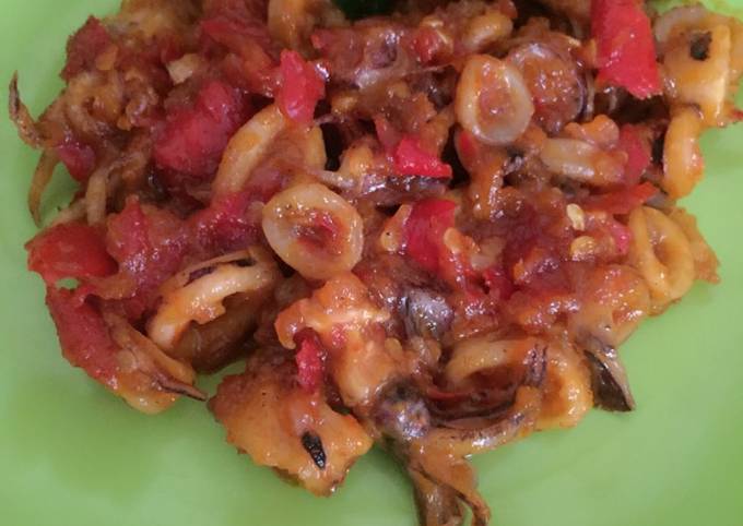 Resep Cumi Balado Pedas oleh intancookpad - Cookpad
