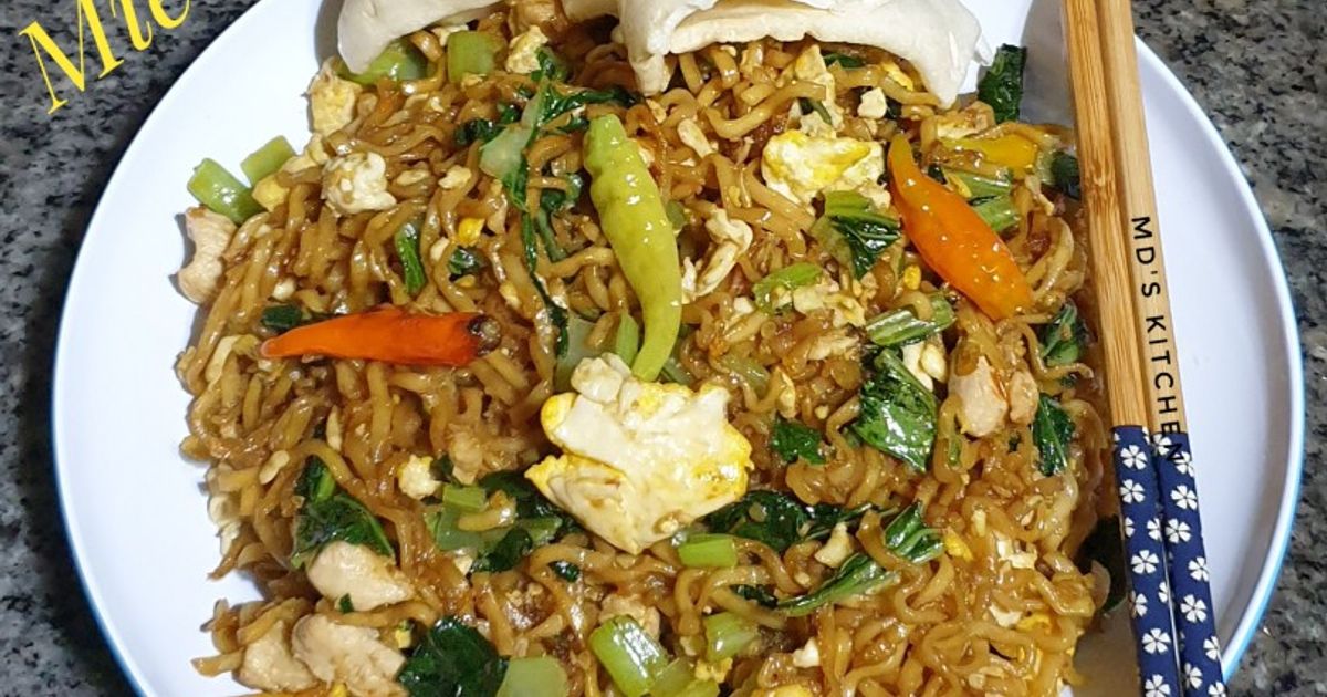 Resep mie cap 3 ayam wijen rumahan enak dan mudah - Cookpad
