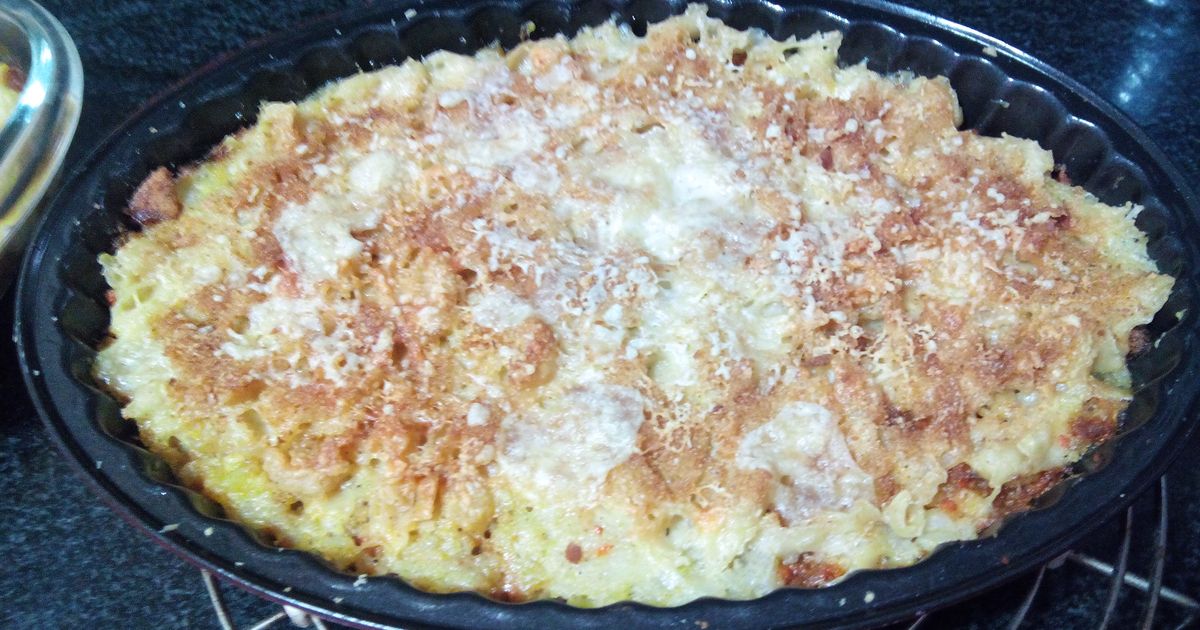 Crisp Baked Shepherd's Cheesy Macaroni Pie Recipe by Anju Tony - Cookpad