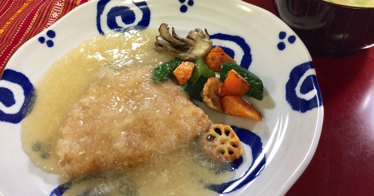 Japanese Fried Fish With Daikon Sauce Recipe by Aunty Eiko's ...