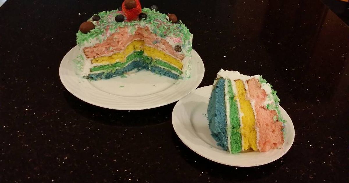 Vanilla Layer Cake With Whipped White Chocolate Filling And Fros Recipe ...