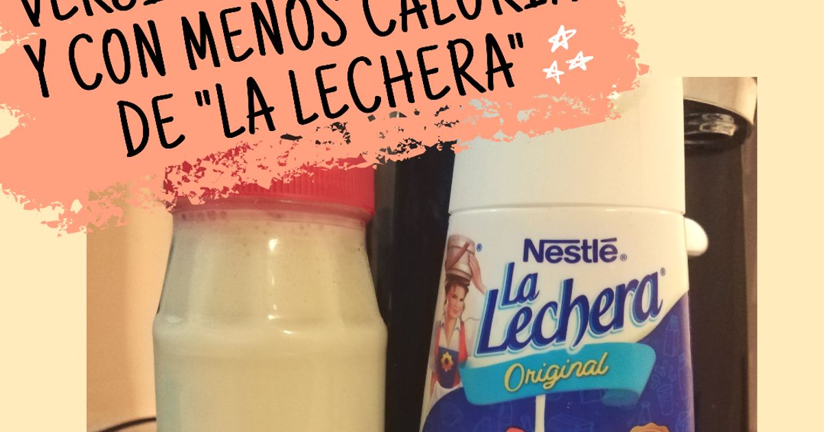"Lechera" Versión Casera, Muy Fácil Y Con Menos Calorías 😊 Receta de ...