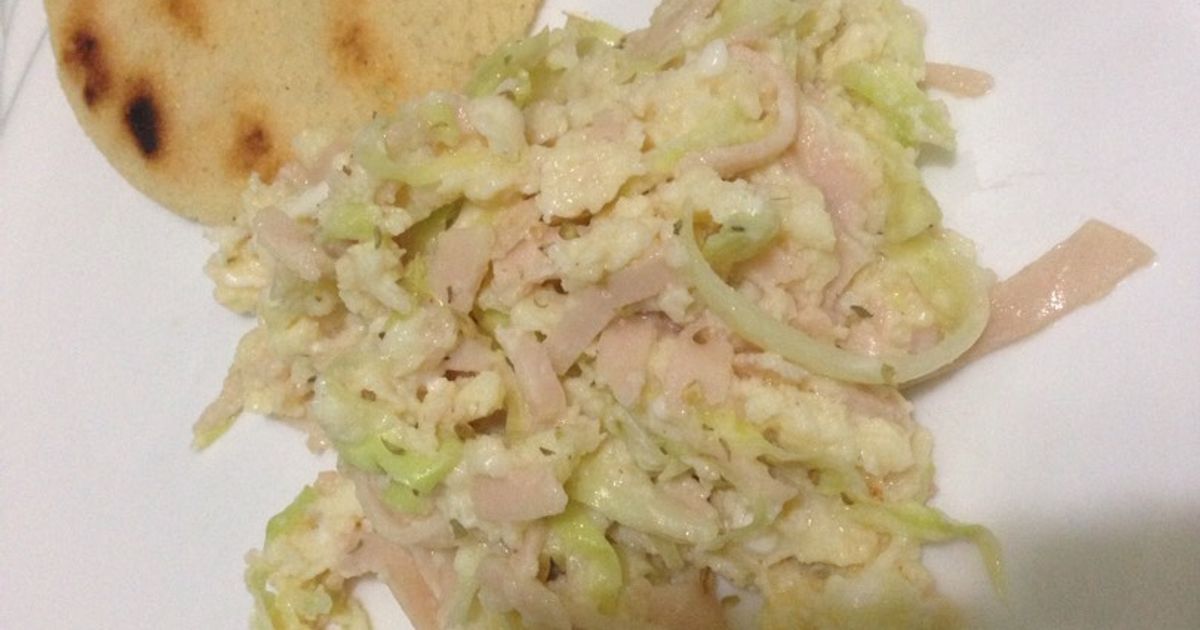 Cena: Revoltillo De Jamón Y Repollo Receta de Rowdy - Cookpad