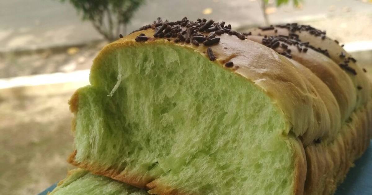 Resep Roti Sobek Pandan Proofing 1x Sajaaa Super Soft Metode Ksb