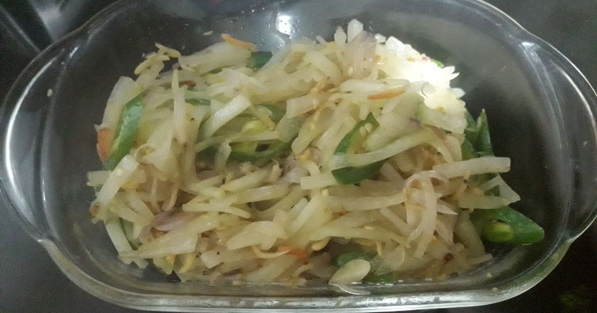 Resep Oseng Labu Siam Teri oleh ummu lubna - Cookpad
