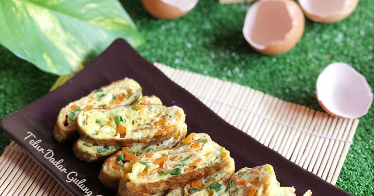 Resep Telor Dadar Gulung Ala korea oleh @nanikhandayani05 - Cookpad