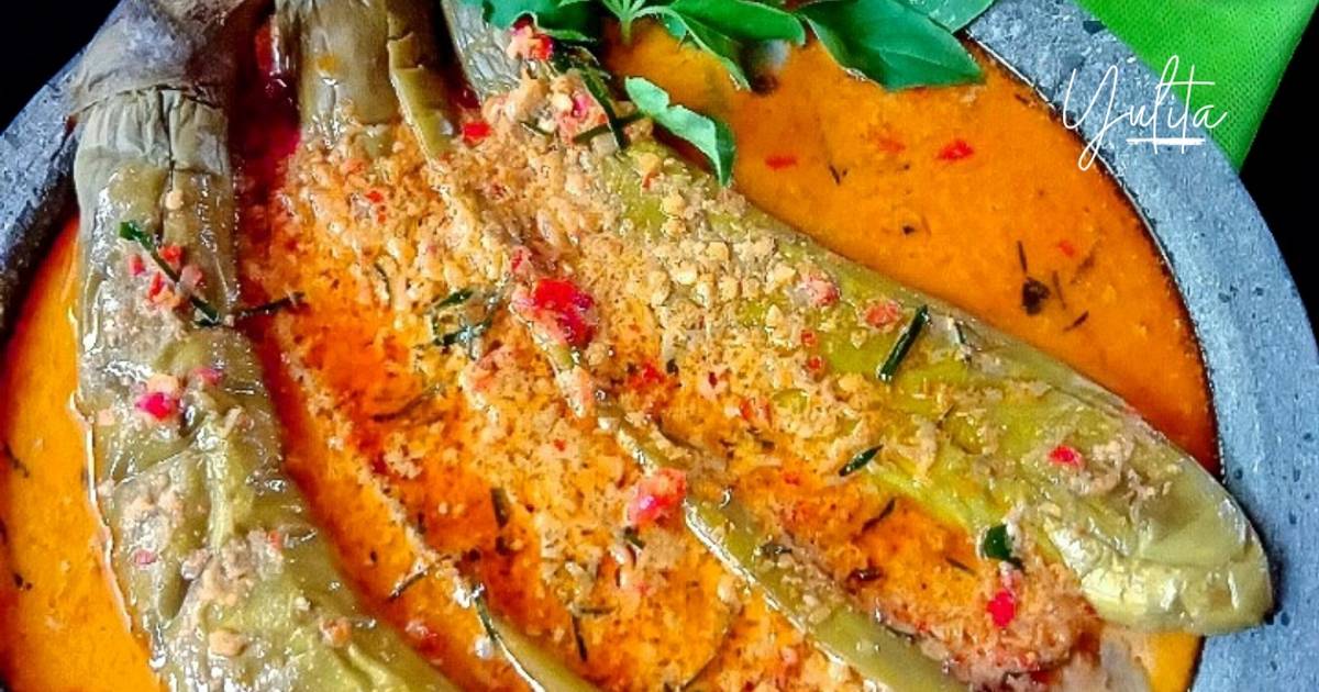 Resep Pecak Terong Kuah Santan oleh Yulita Latip - Cookpad
