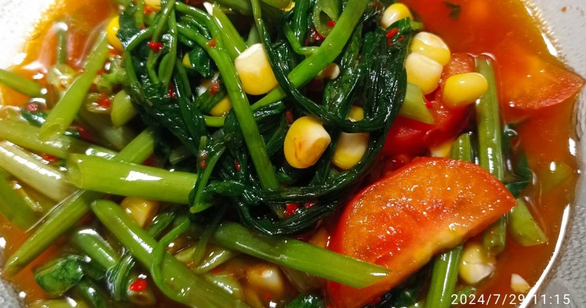 23 resep oseng kangkung merah enak dan mudah - Cookpad