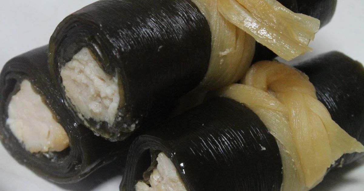 Kombu Rolls With Chicken Breast In A Pressure Cooker Recipe by cookpad ...