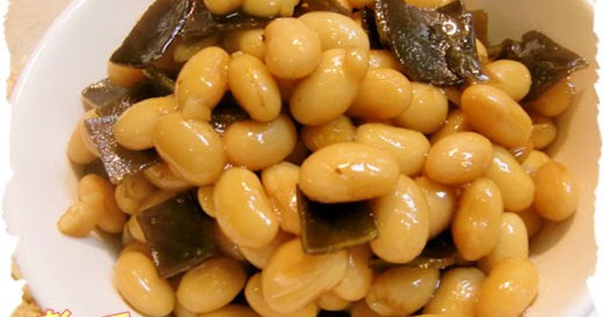 Lightly Flavored Sweet & Savory Simmered Soy Beans Recipe By Cookpad.Japan