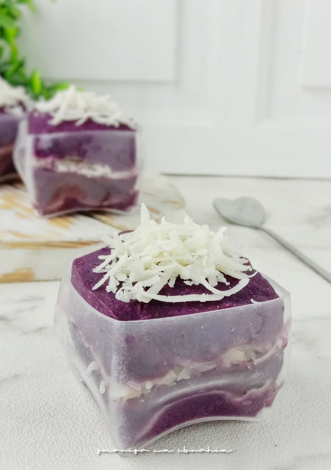Resep 🍠Cake Ubi Ungu Snack Mpasi oleh SMarisa - Cookpad