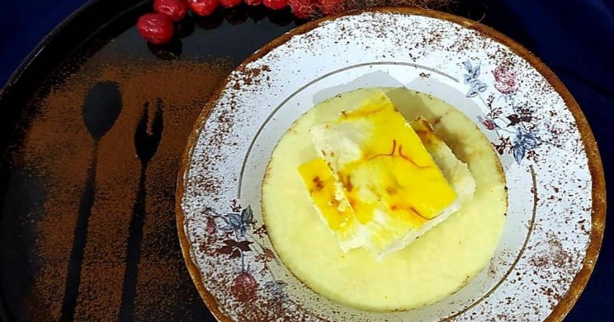 Bhapa Kesar Sandesh/Steamed Saffron Sandesh with Rabdi Recipe by ...