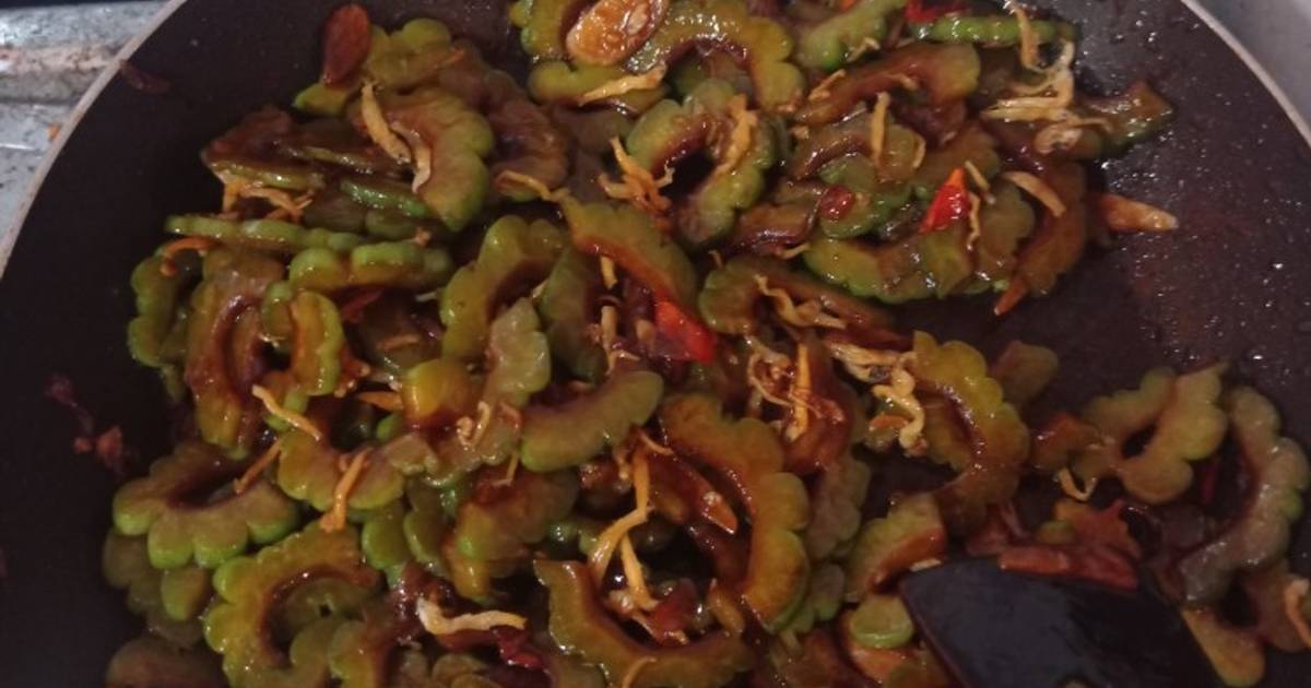 59 resep tumis pare teri kecap tidak pahit enak dan mudah - Cookpad