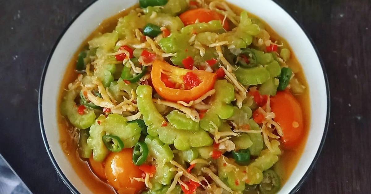 Resep Oseng Pare Teri Medan oleh Vey Alodia's Kitchen - Cookpad