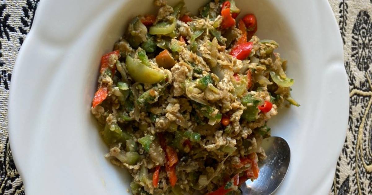 Resep Oseng Pare, terong dan tomat mentah(hijau dan masih muda) oleh ...