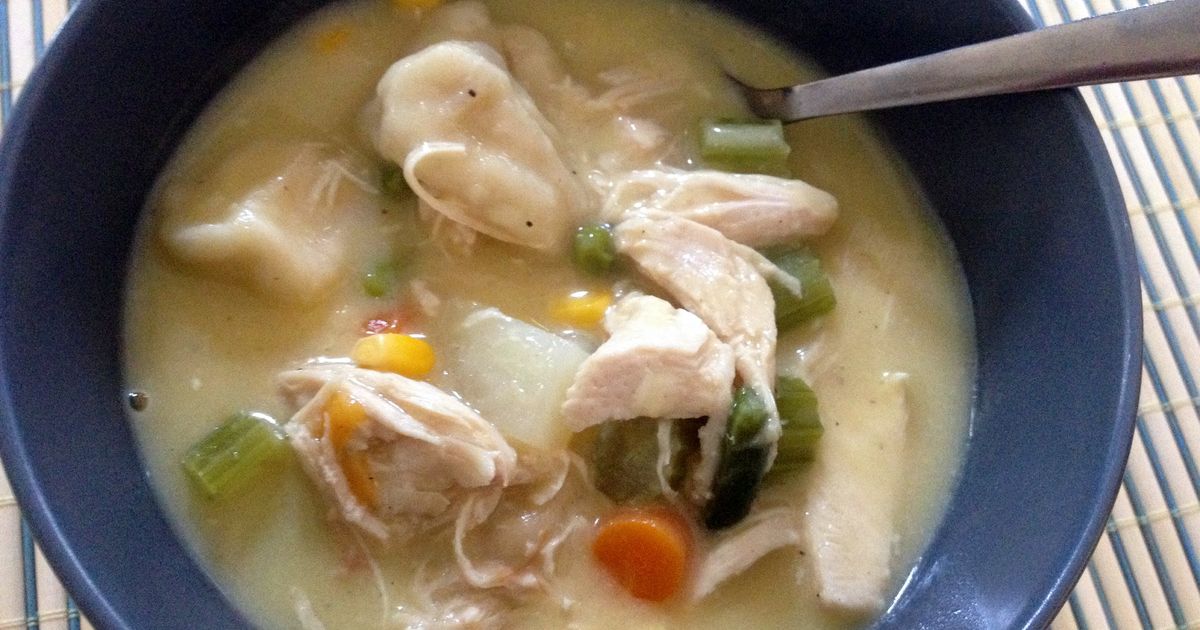 Chicken & Dumpling Soup Recipe by Amanda Lockwood