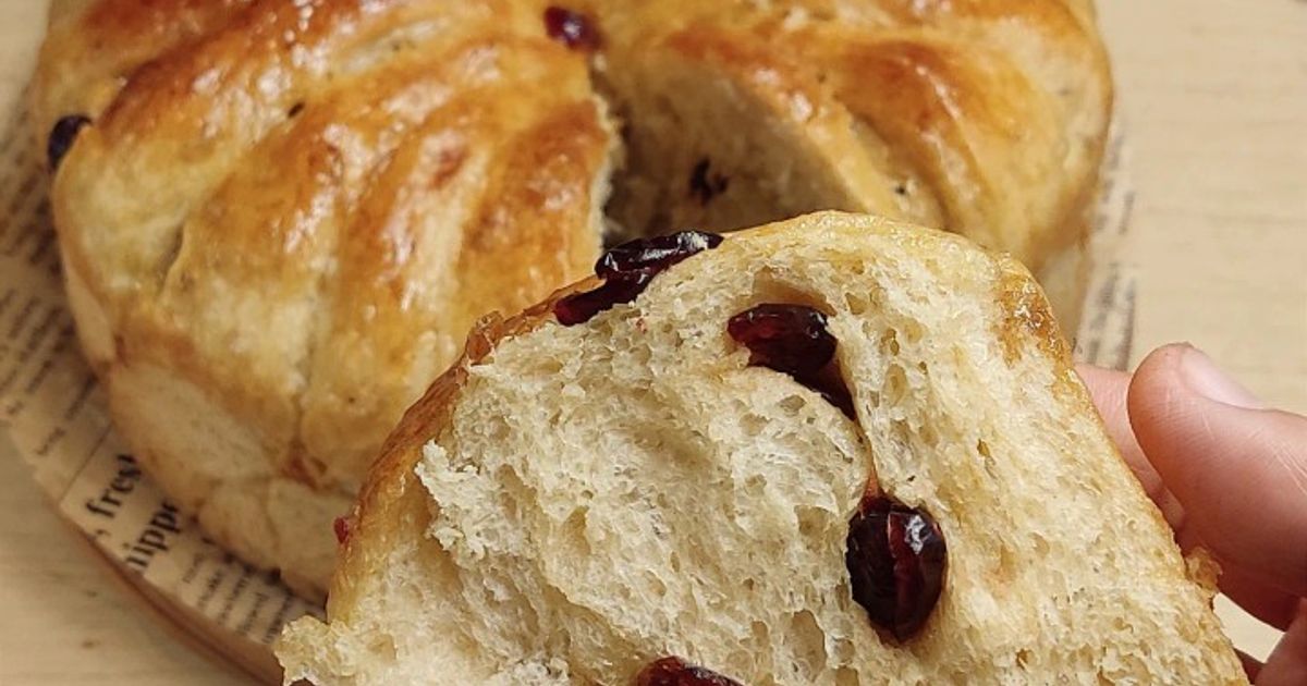 Resep Cranberry Crown Bread| Roti Mahkota oleh desmawati kuretangin ...