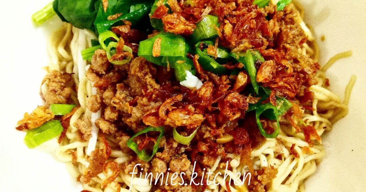 Resep Bakmi Bangka Dengan Babi Cincang oleh finnies.kitchen - Cookpad