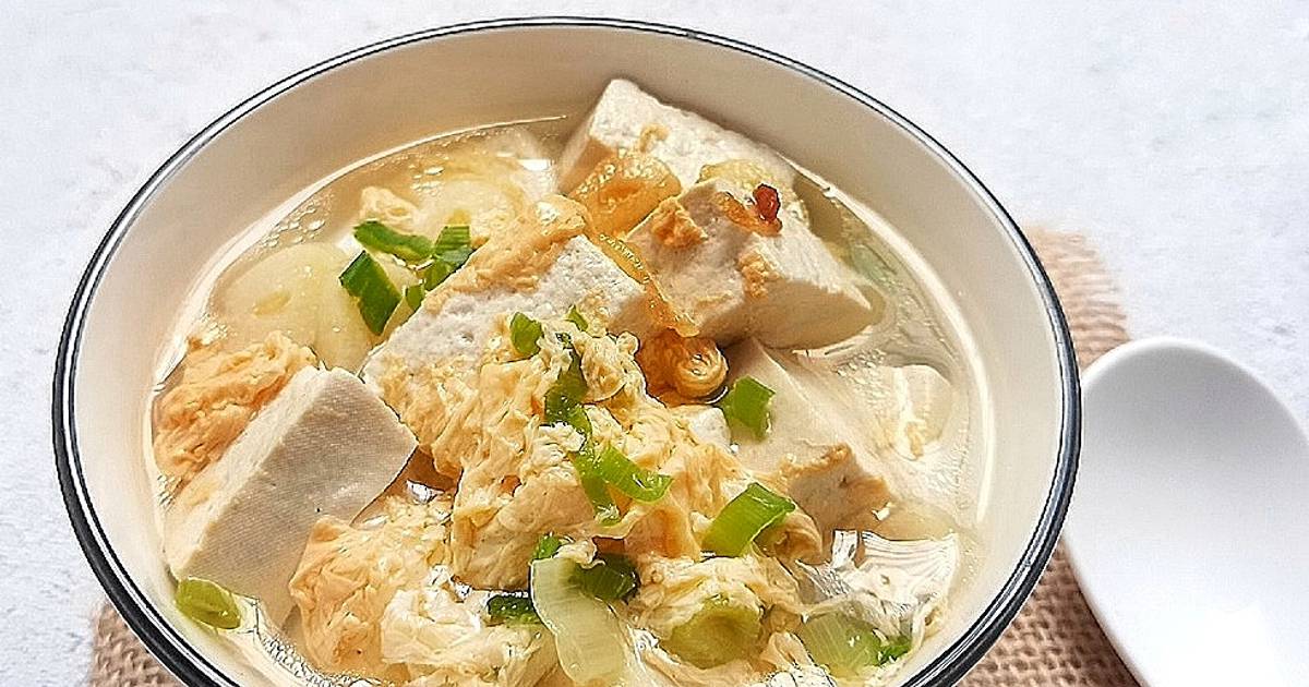 Resep Sup Tahu Telur (MPASI 1 yr+) oleh Erlina - Cookpad