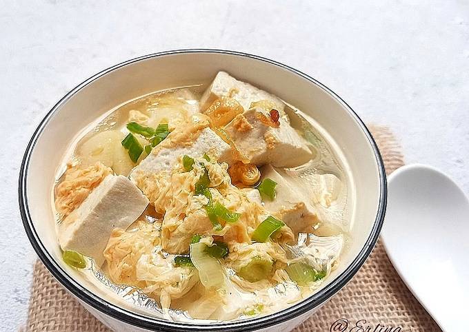 Resep Sup Tahu Telur (MPASI 1 yr+) oleh Erlina - Cookpad
