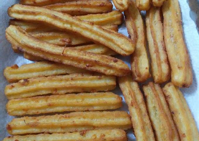 Churros salados Receta de Myriam- Cookpad