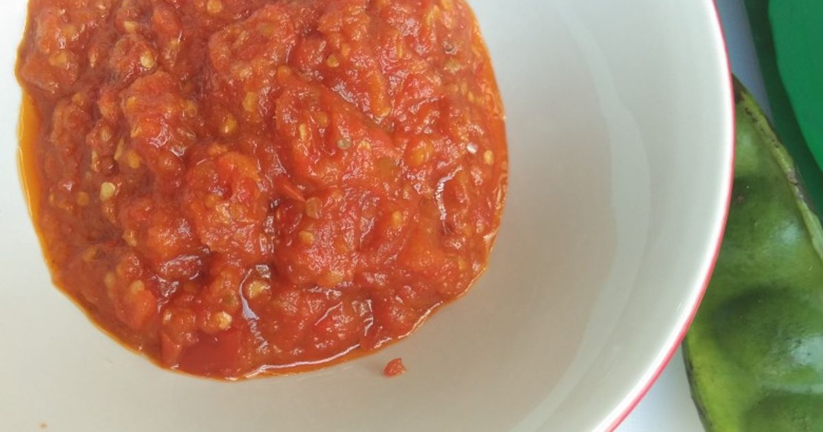 Resep Sambal Huh Hah oleh Nurul Mawalidiyah - Cookpad