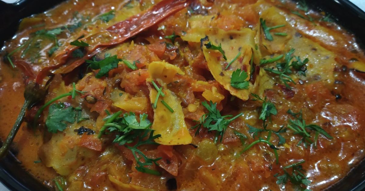 Papad Curry Recipe by Er. Amrita Shrivastava - Cookpad