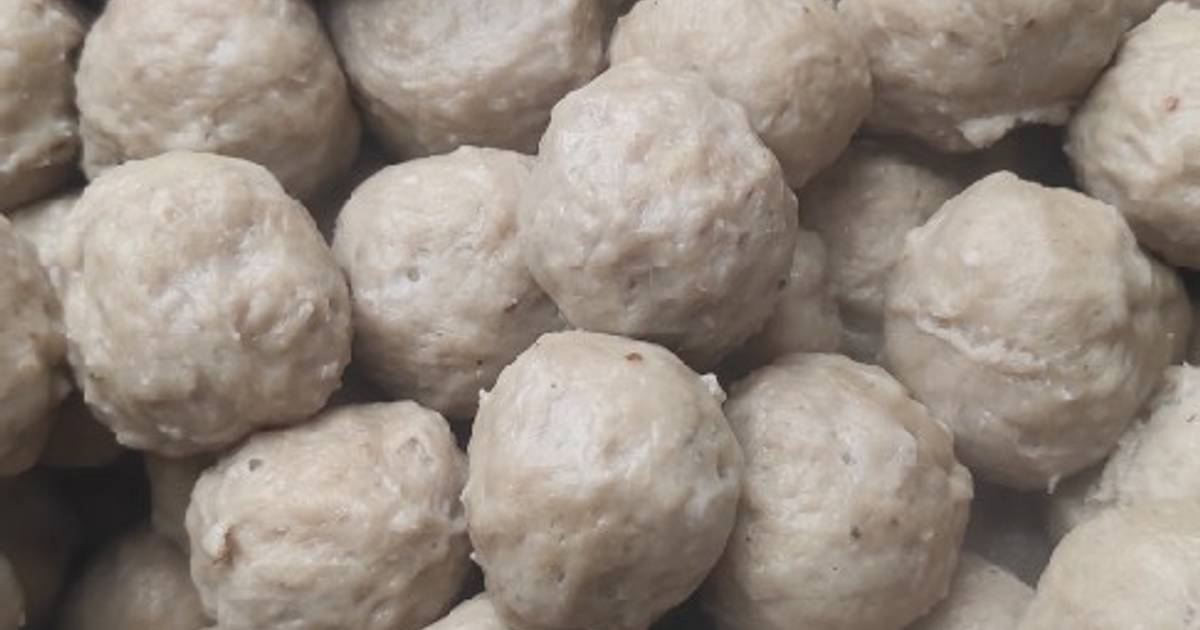 Resep Bakso daging sapi dan ayam oleh Bunda Gafi - Cookpad