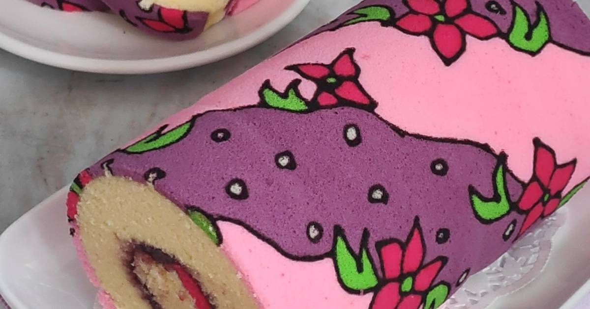 Resep Batik Roll cake oleh Dapur G & C - Cookpad