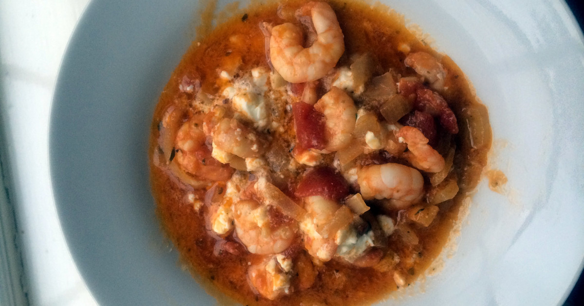 Garides (Prawns) Saganaki Recipe by gio86ta