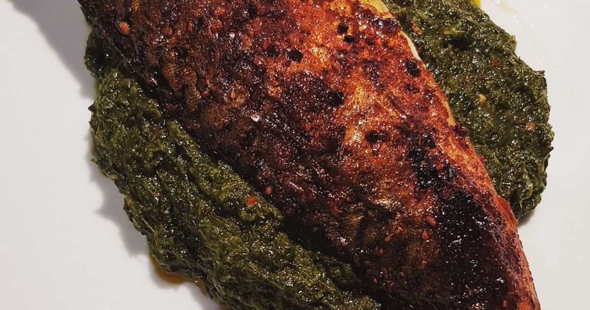 Fried Mackerel And Saag Recipe by Callie’s Kitchen - Cookpad