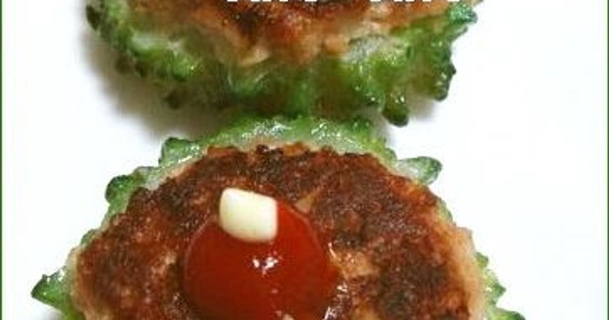 Stuffed Goya Mincemeat Filling Recipe By Cookpad.Japan