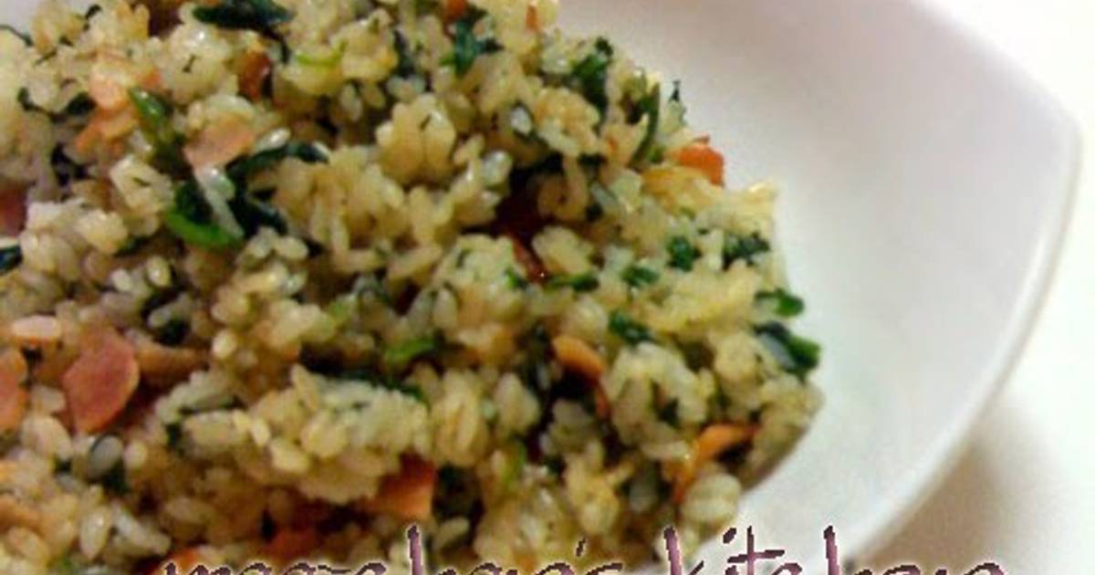 A Family Favorite: Japanese Flavored Spinach Fried Rice Recipe by ...