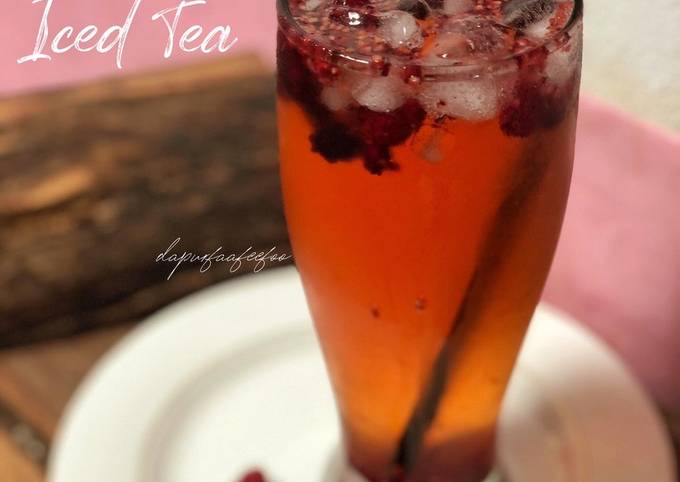 Resipi Mulberry Iced Tea oleh Kakak Faa - Cookpad