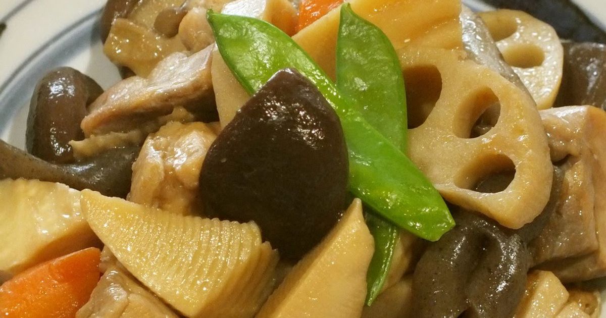 Chikuzen Ni (Stewed Chicken With Root Vegetables) Recipe By Cookpad.Japan