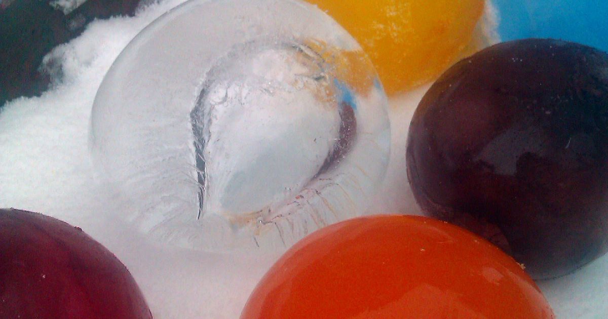 Vickys Ice Ball Marbles Recipe By Vicky@Jacks Free From Cookbook