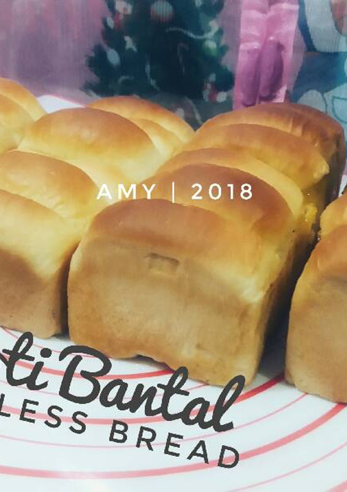 Resep Eggless Bread (Roti Tanpa Telur, Roti Bantal) Lembut Simpel 😍 ...