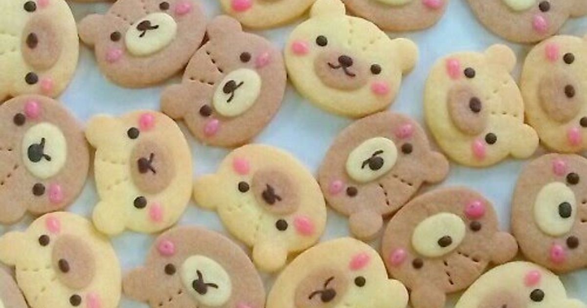 Teddy Bear Cookies Recipe By Cookpad.Japan