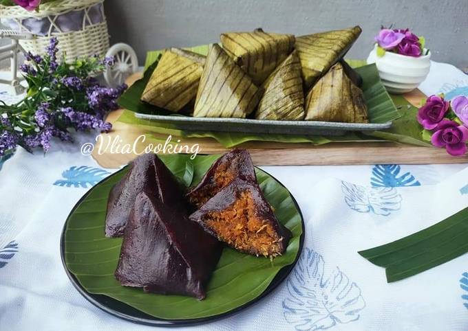 Resep KUE BUGIS KETAN HITAM| KUE KOCI JAJANAN KUE JADUL ENAK oleh Vlia ...