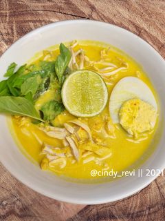 Resep Sup Ayam Laksa Labu Kuning (Chicken Laksa Pumpkin Soup) oleh Abi ...